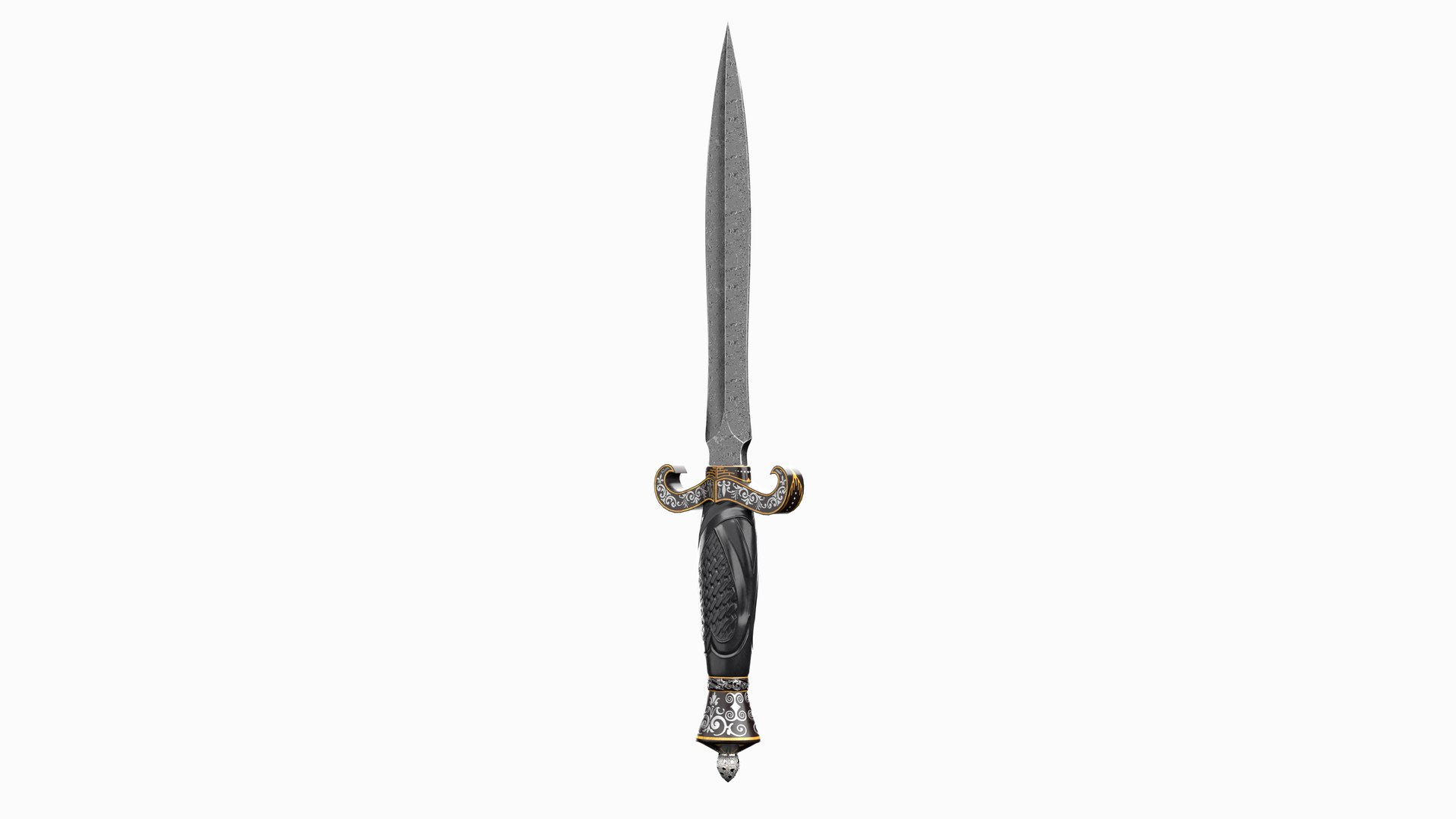 Dagger Black 3D Model - TurboSquid 1649710