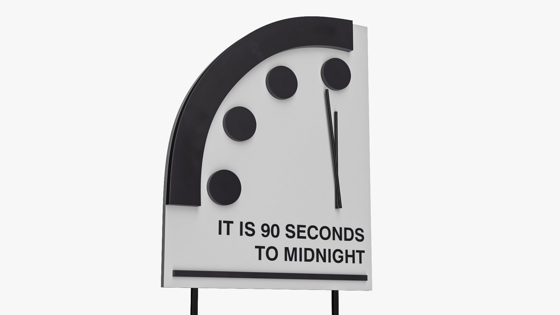 3D Doomsday Clock - TurboSquid 2273688