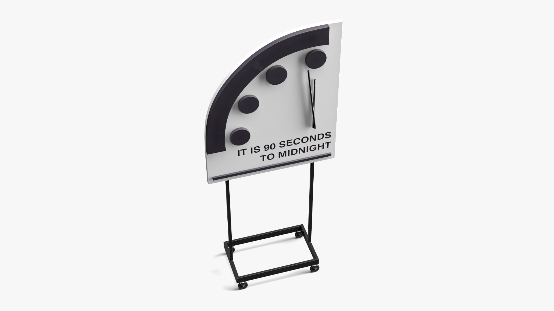 3D Doomsday Clock - TurboSquid 2273688