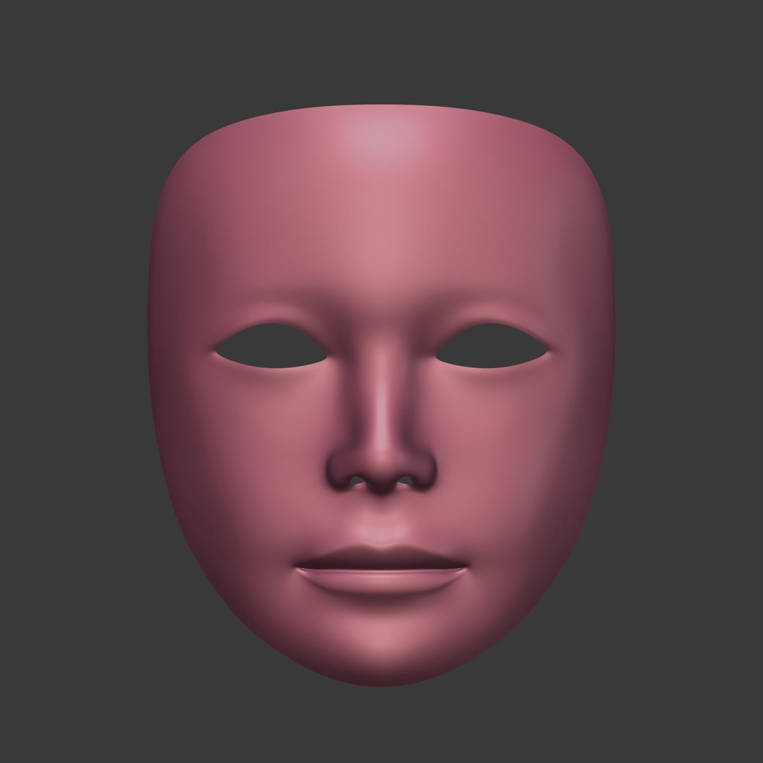 3D Neutral Mask - TurboSquid 1293922