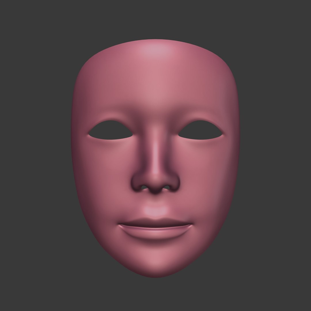 3D Neutral Mask - TurboSquid 1293922