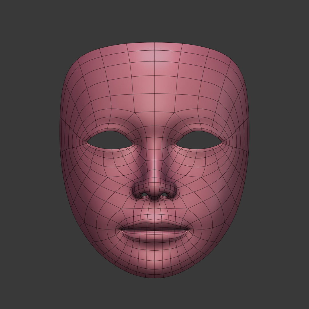 3D neutral mask - TurboSquid 1293922