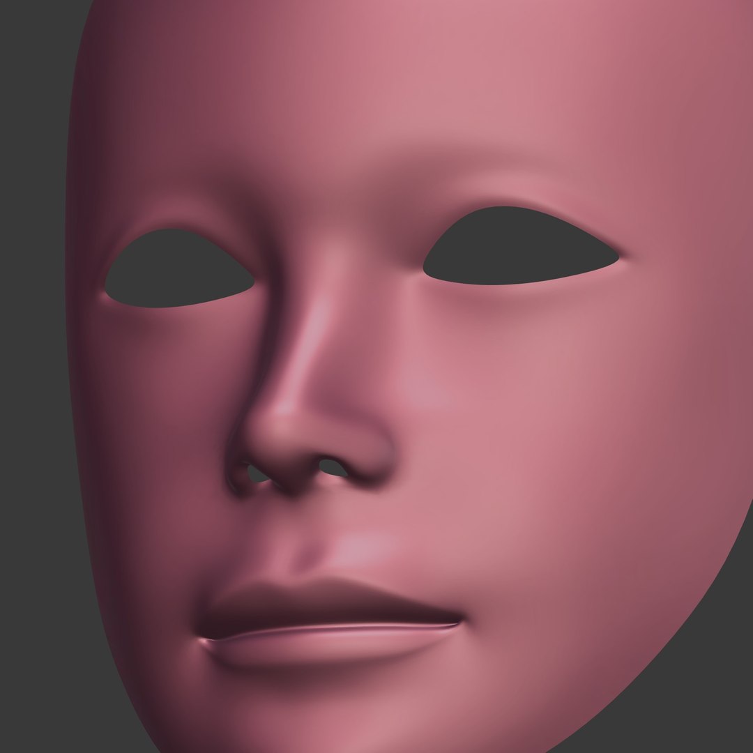 3D Neutral Mask - TurboSquid 1293922