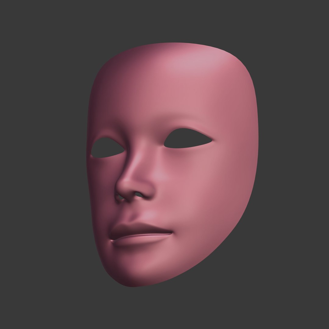 3D Neutral Mask - TurboSquid 1293922