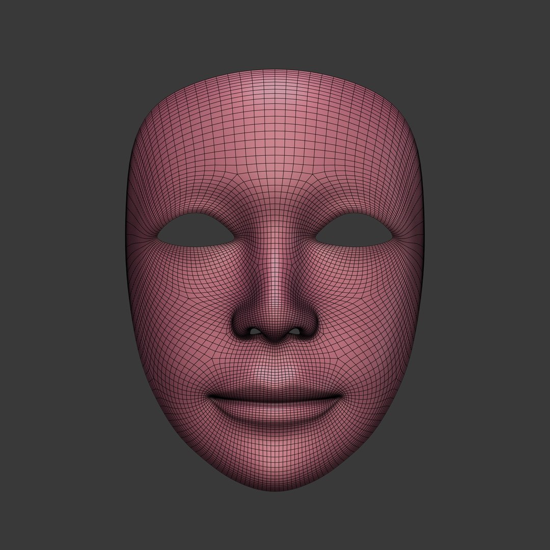 3D Neutral Mask - TurboSquid 1293922