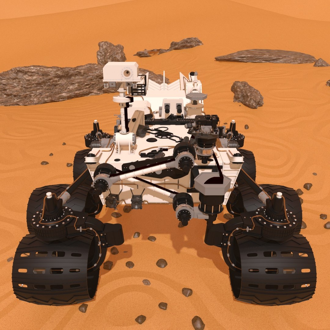 3d Rover Mars Spirit
