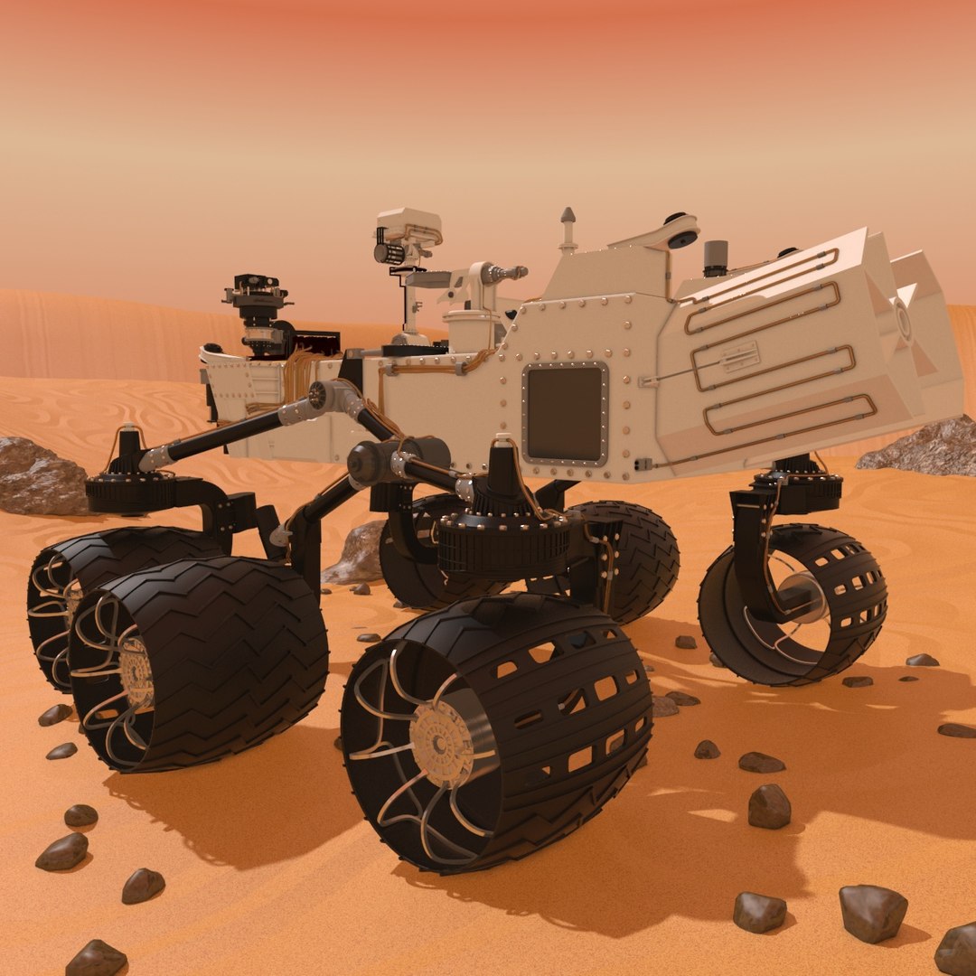 3d rover mars spirit