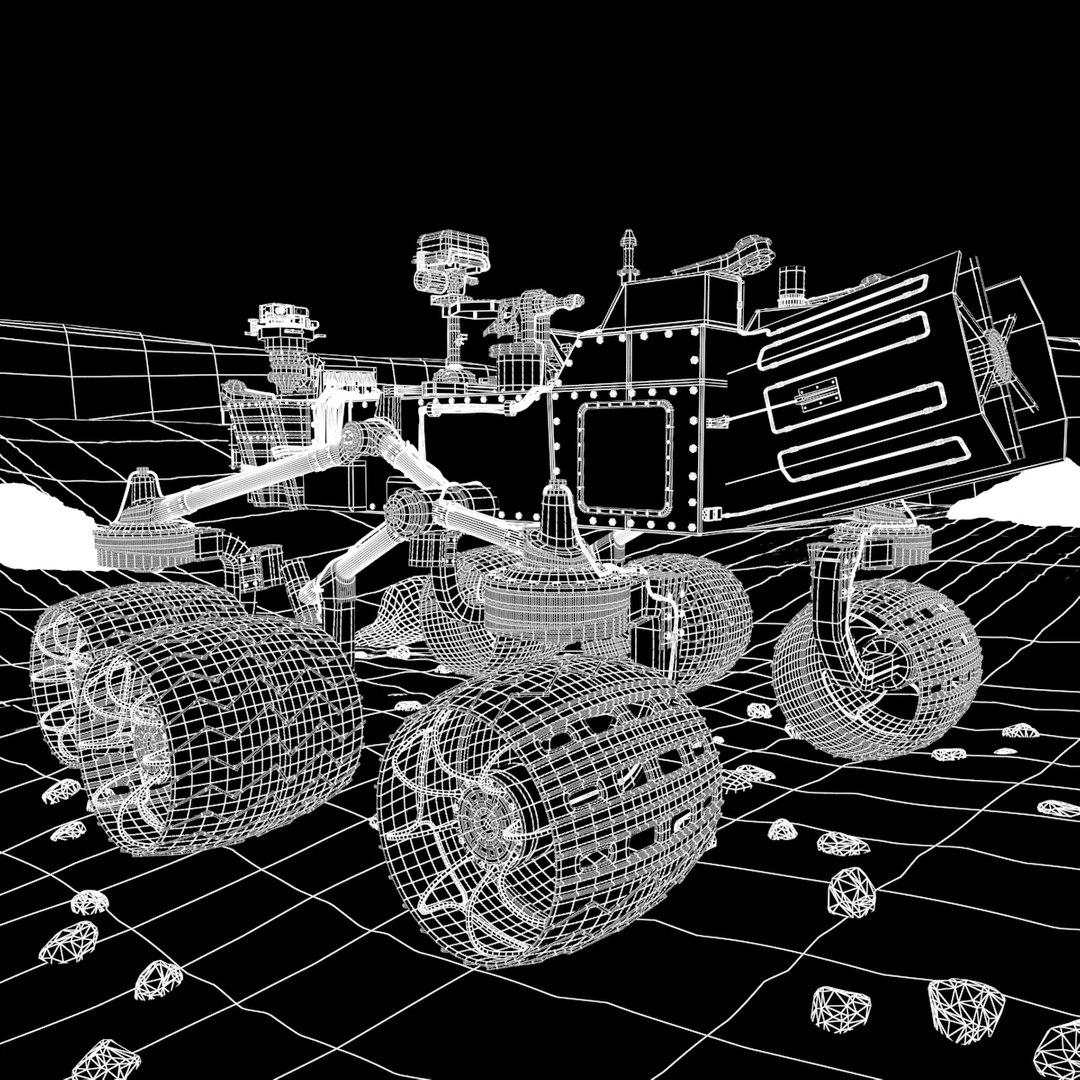 3d rover mars spirit