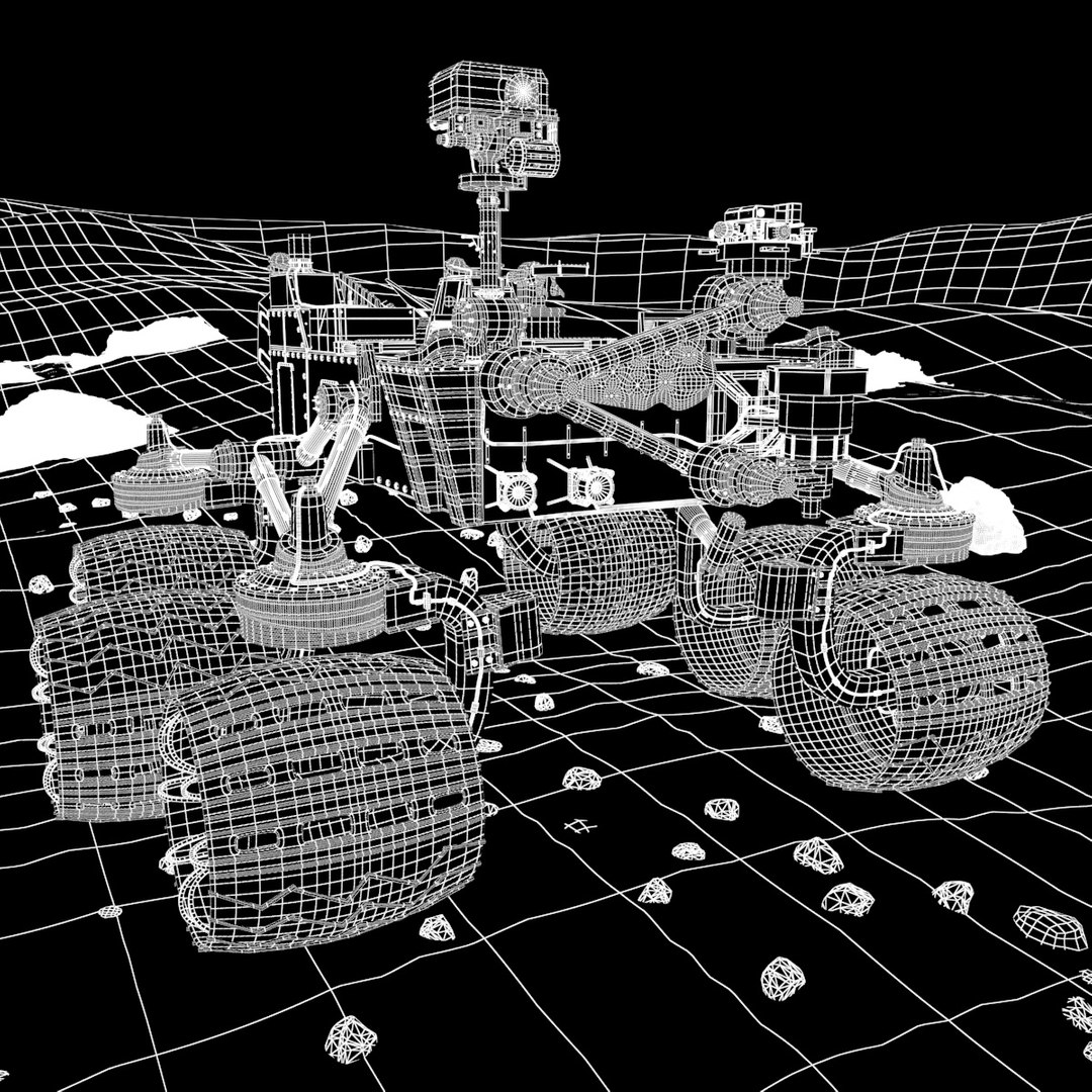 3d rover mars spirit