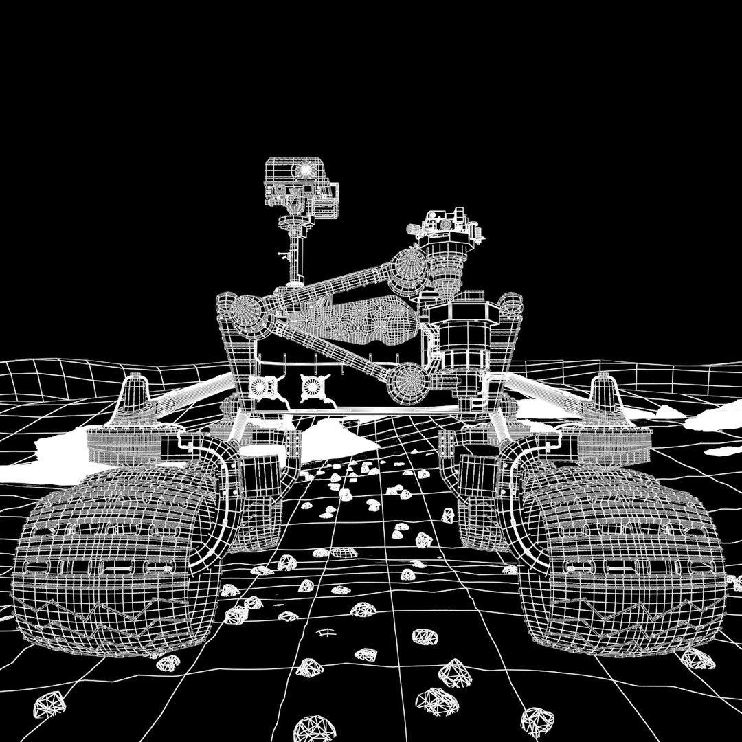 3d rover mars spirit