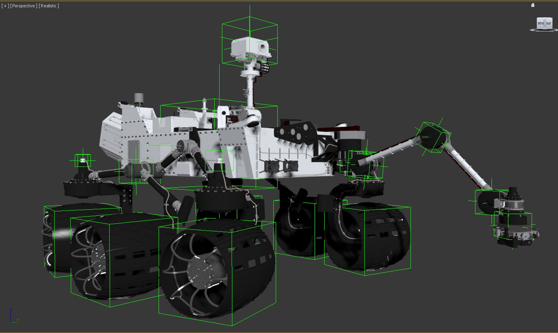 3d Rover Mars Spirit