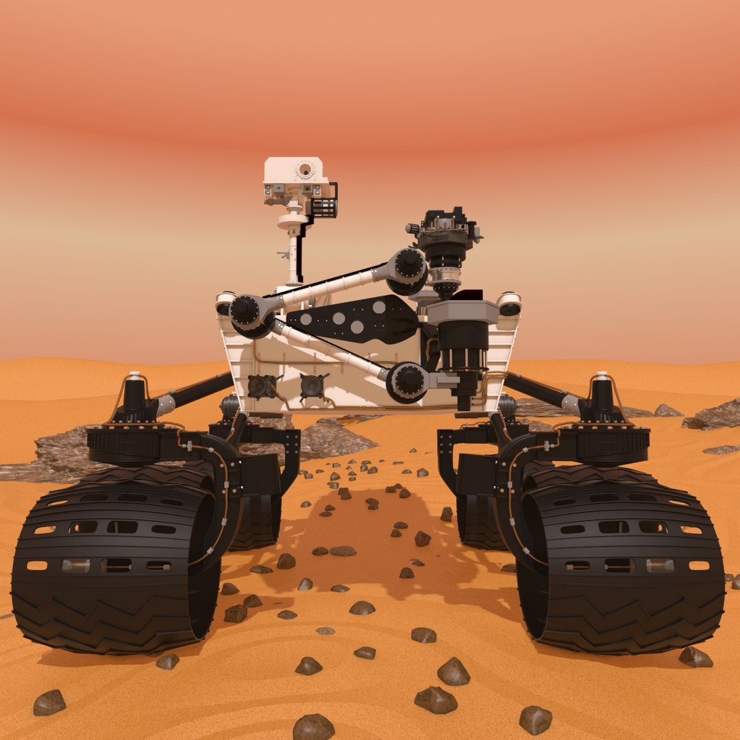 3d Rover Mars Spirit