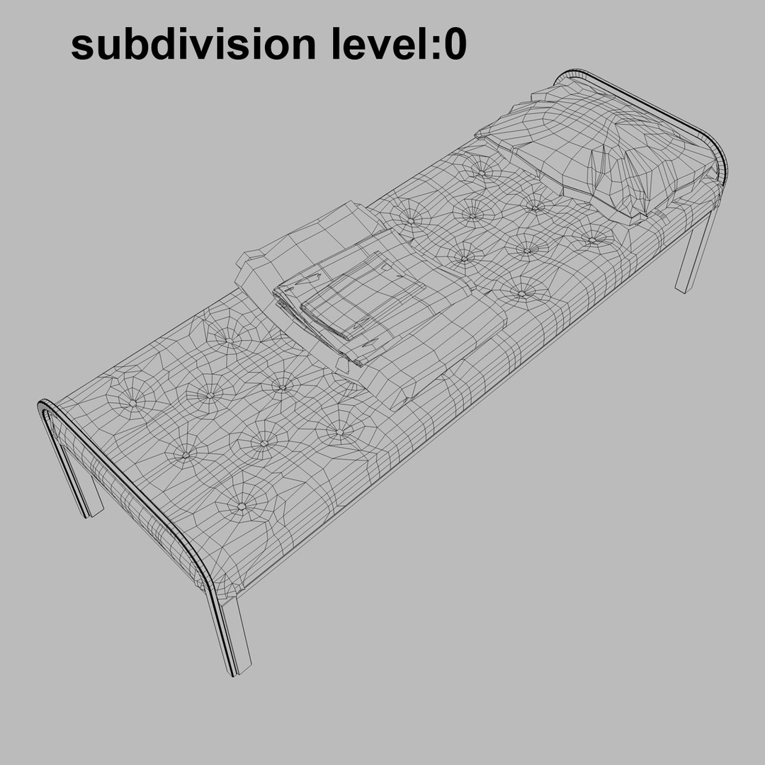 C4d Prison Cot