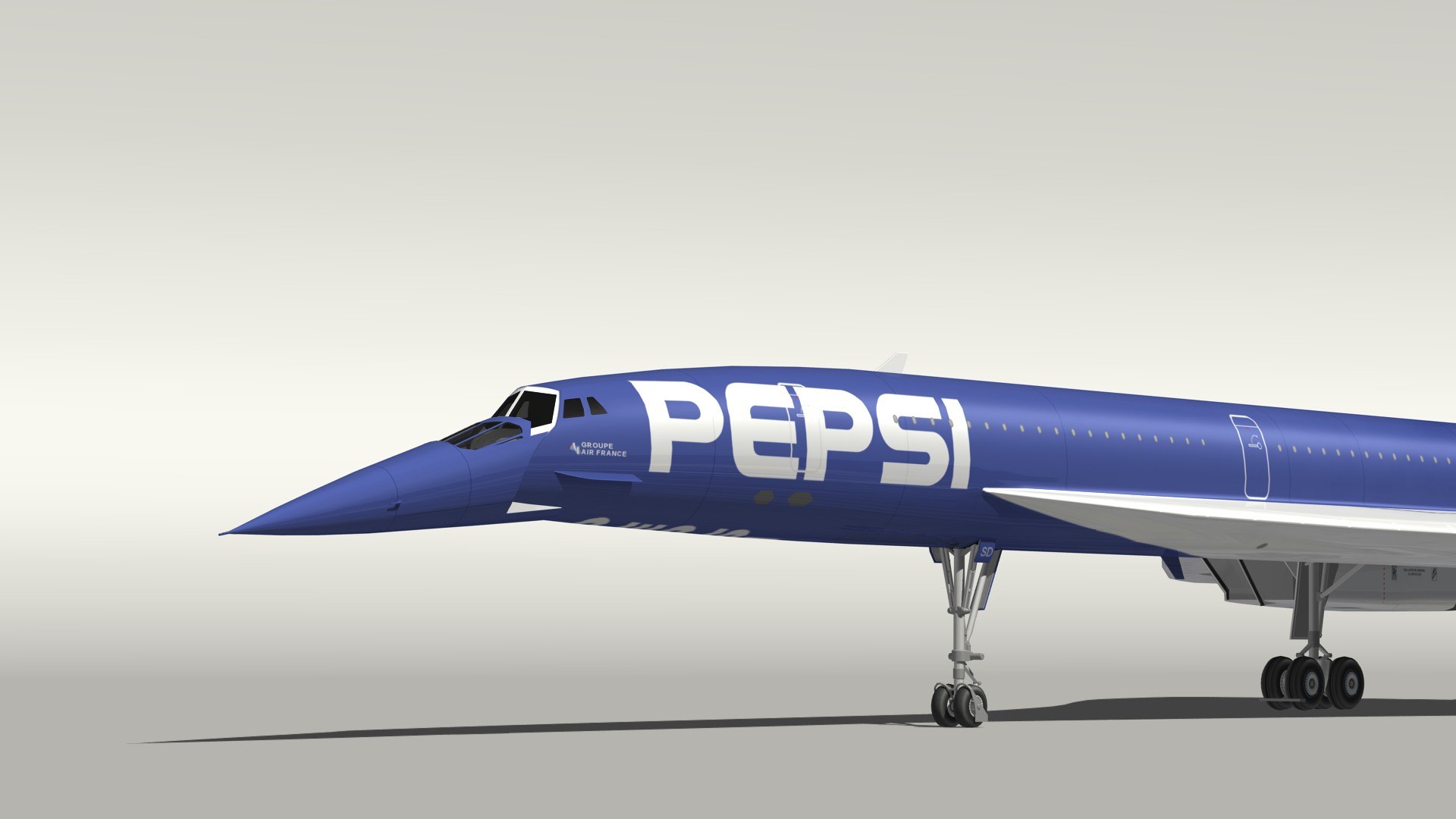 Concorde Pepsi 3D Model - TurboSquid 2195320