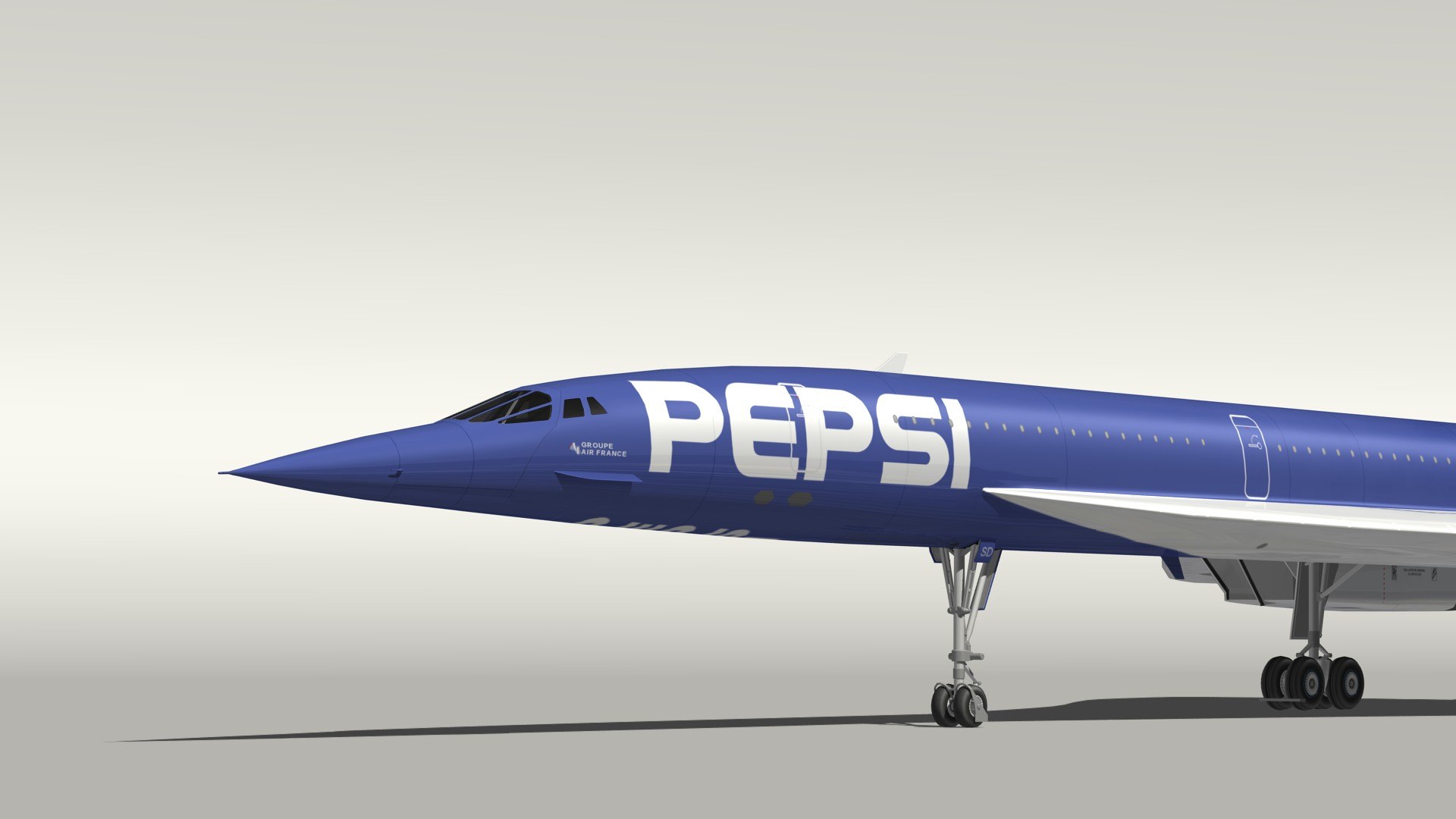 Concorde Pepsi 3D Model - TurboSquid 2195320