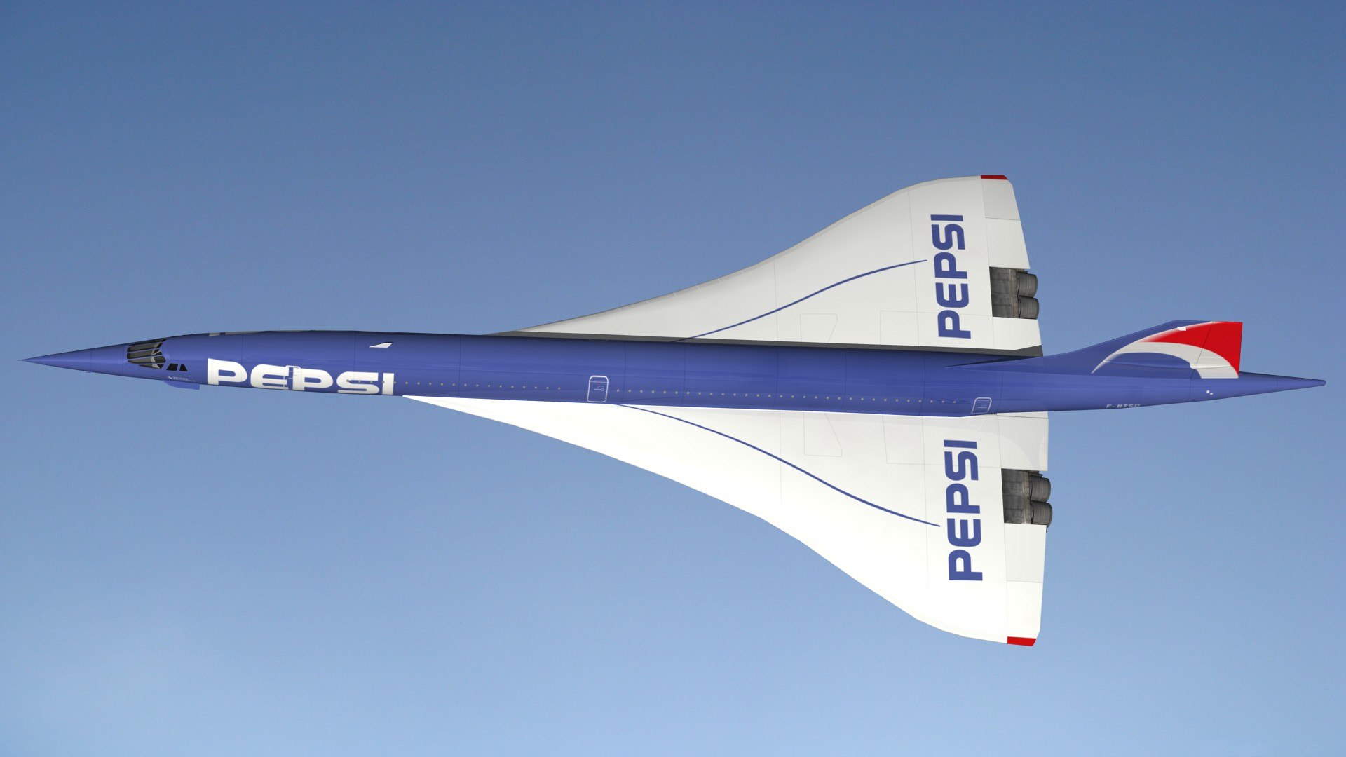 Concorde Pepsi 3D Model - TurboSquid 2195320