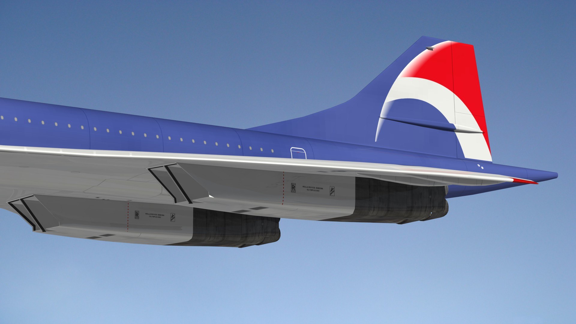 Concorde Pepsi 3D Model - TurboSquid 2195320