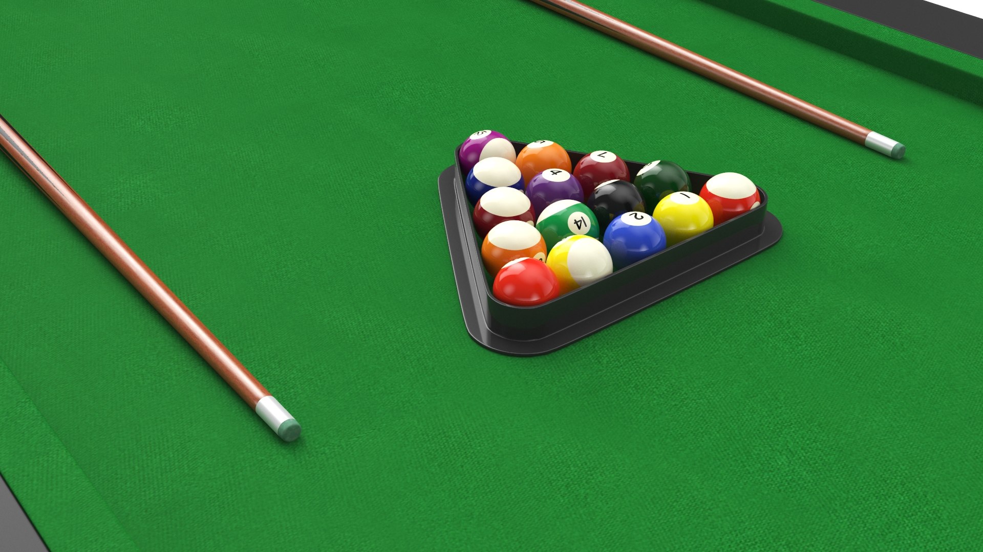 3D real billiard table model - TurboSquid 1450178