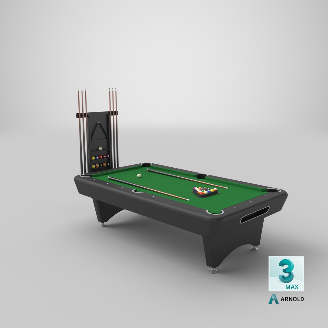 3D real billiard table model - TurboSquid 1450178