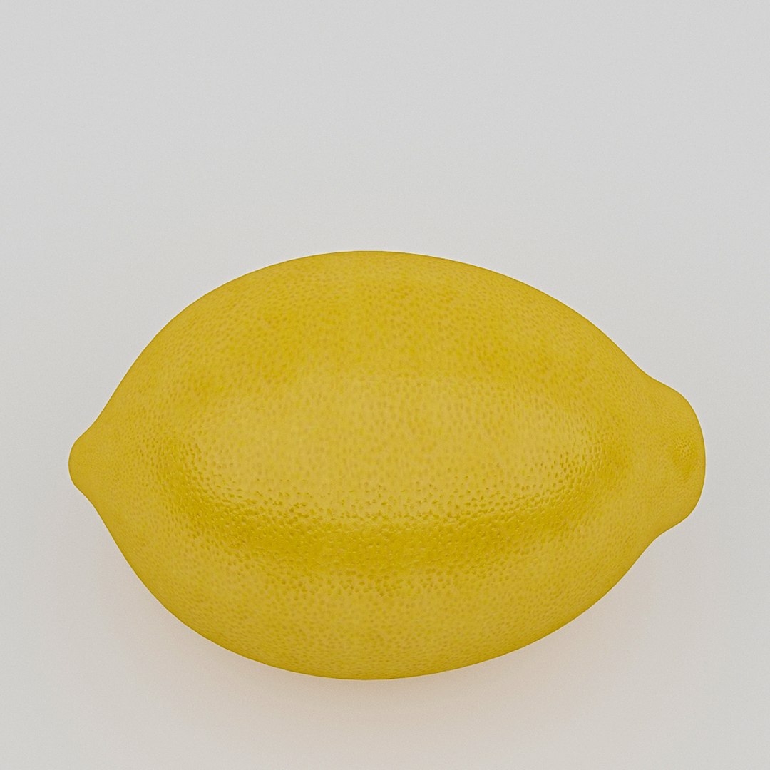 Lemon Realistic 3D - TurboSquid 1421266