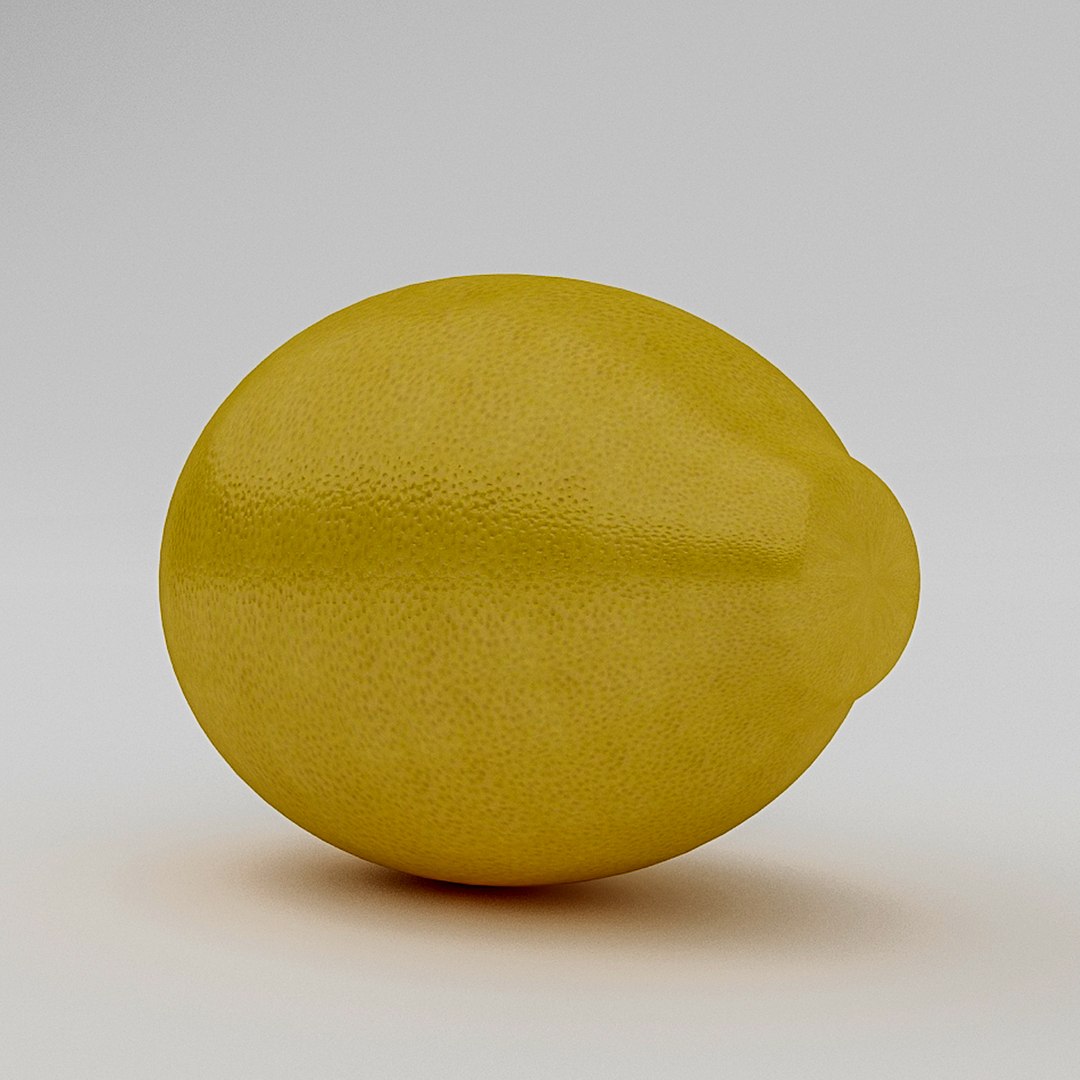Lemon Realistic 3D - TurboSquid 1421266