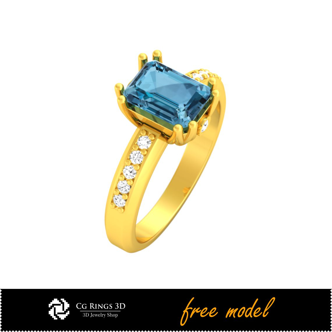 Free ring cad fre 3D model - TurboSquid 1213161