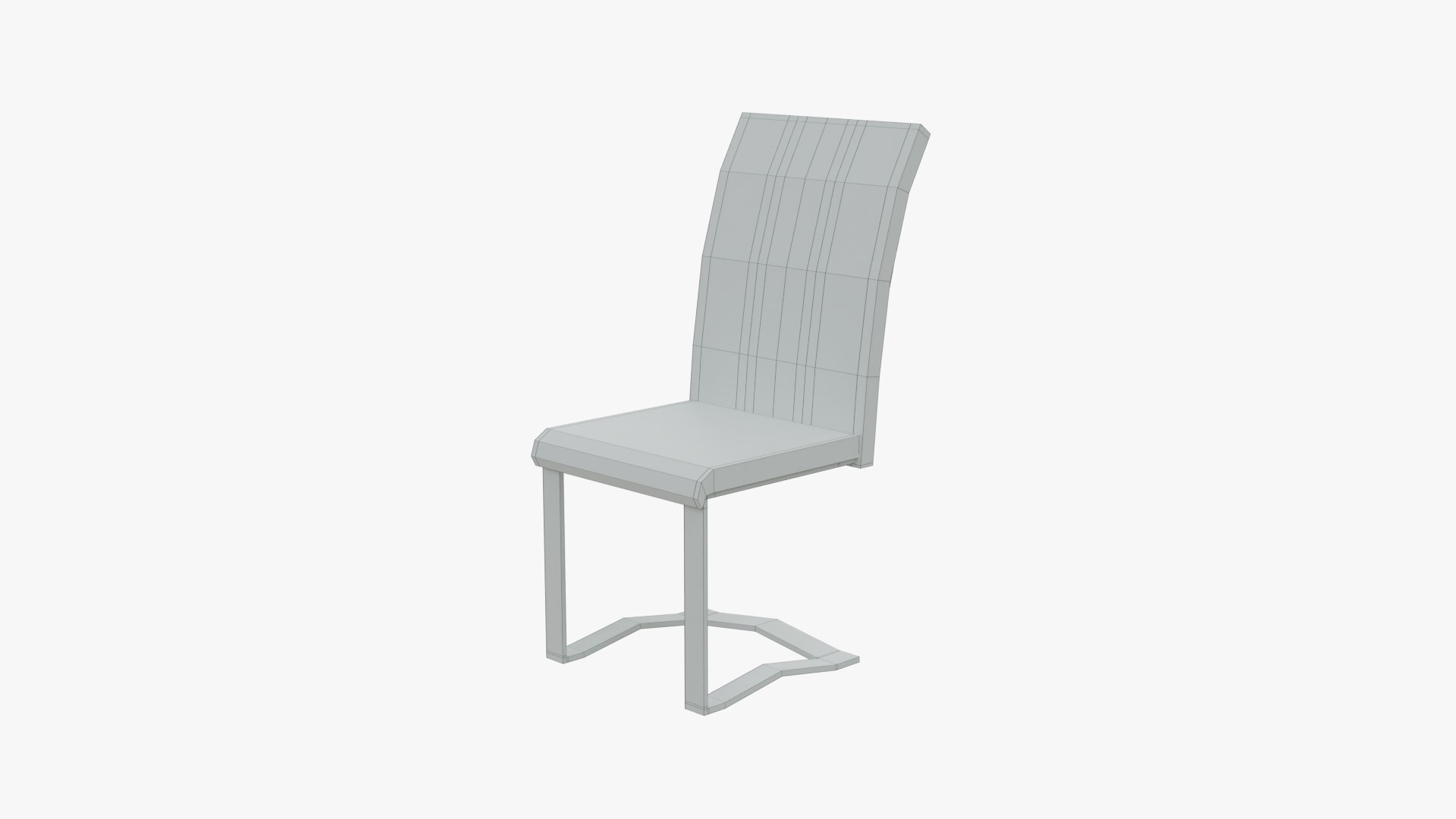 Armless Floating Chair 3D Model - TurboSquid 1898773