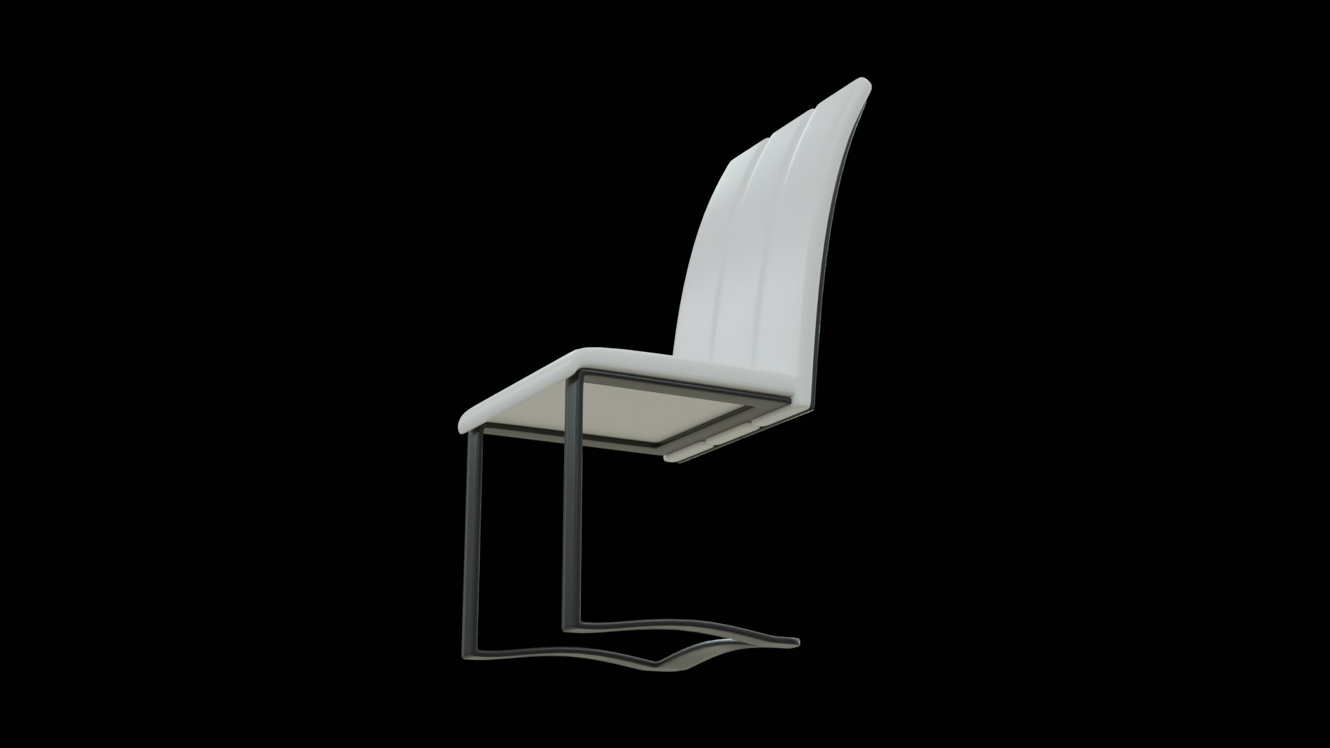 Armless Floating Chair 3D Model - TurboSquid 1898773