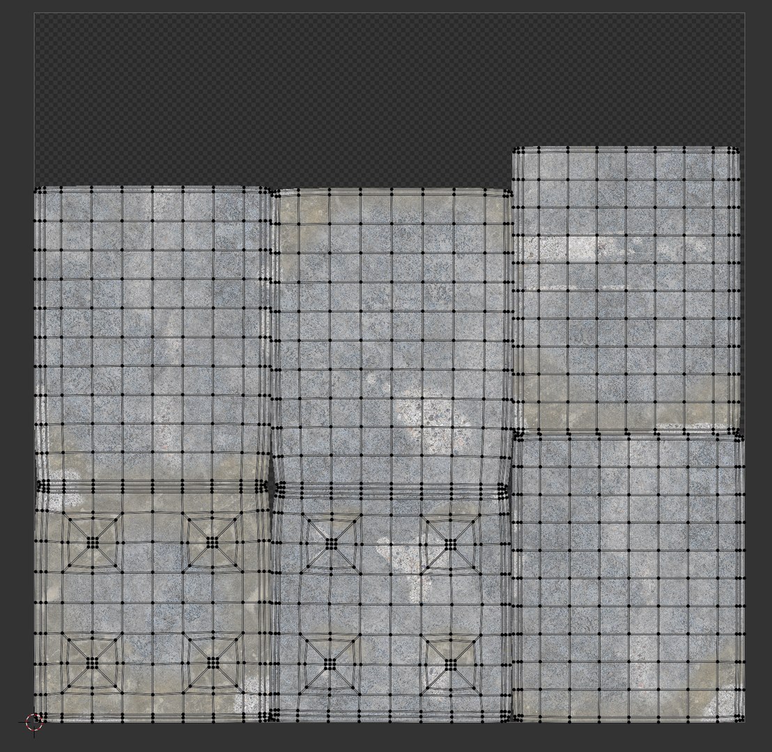 Modular Concrete Barrier Block 2x2 3D Model - TurboSquid 2265571