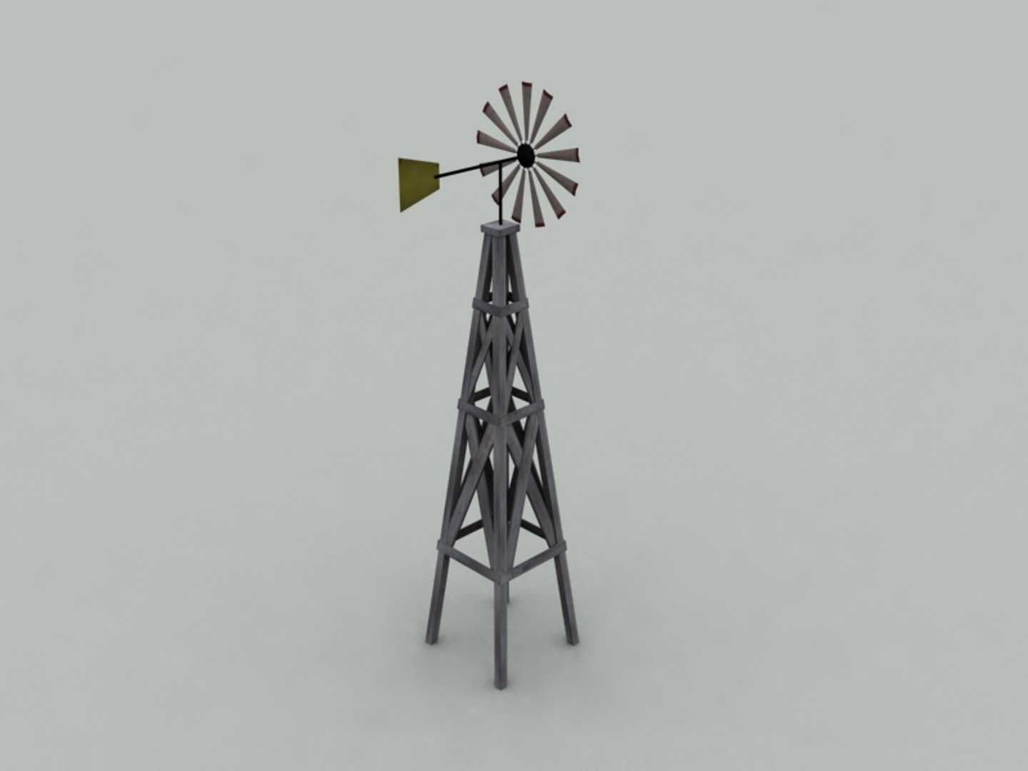 farm windmill 3d model