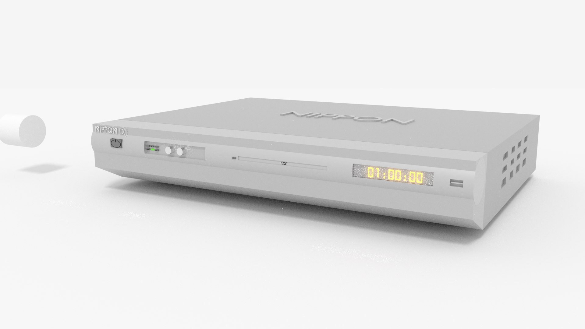 3D Model Simple Dvd Player - TurboSquid 1780092