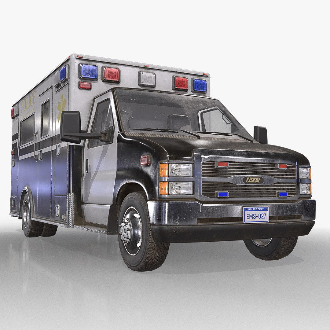 3D Ambulance Type 5 - Low Poly - TurboSquid 1957100