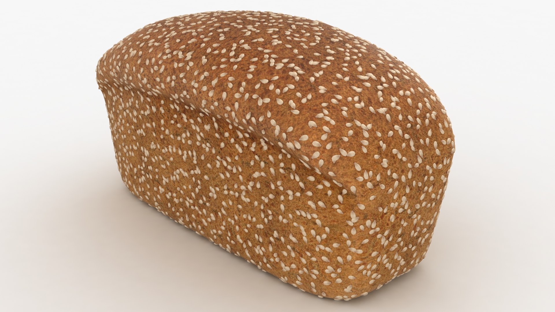 3D Realistic Sesame Bread Model - TurboSquid 1449987