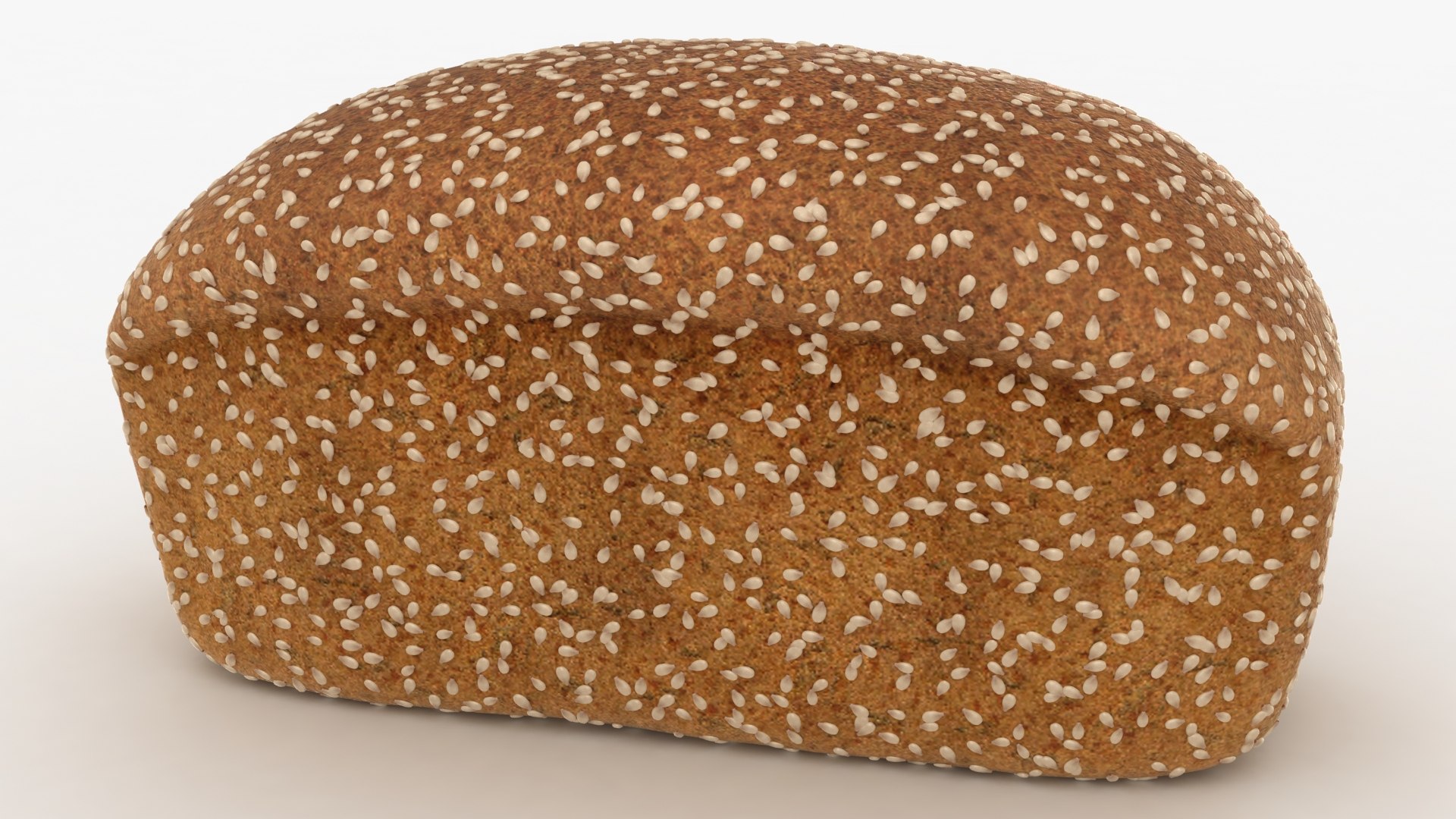 3D Realistic Sesame Bread Model - TurboSquid 1449987