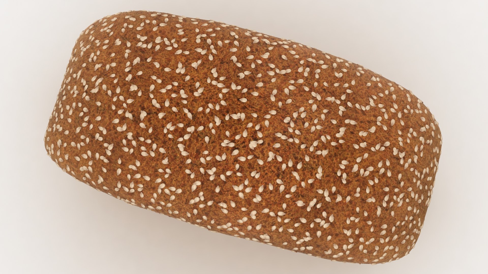 3D Realistic Sesame Bread Model - TurboSquid 1449987