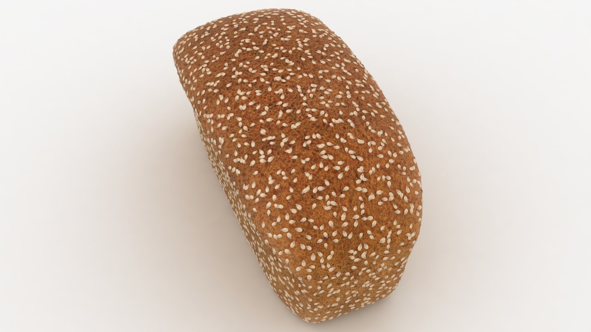 3D Realistic Sesame Bread Model - TurboSquid 1449987