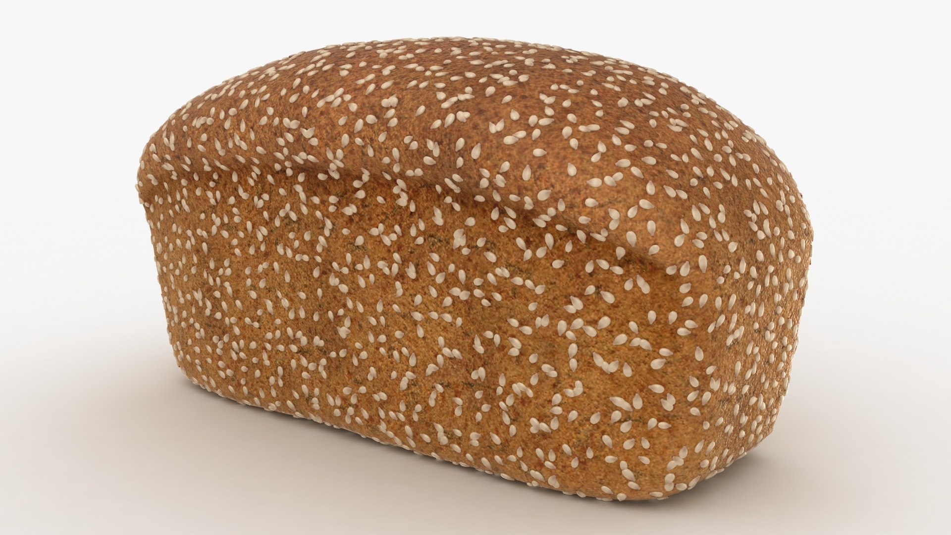 3D Realistic Sesame Bread Model - TurboSquid 1449987