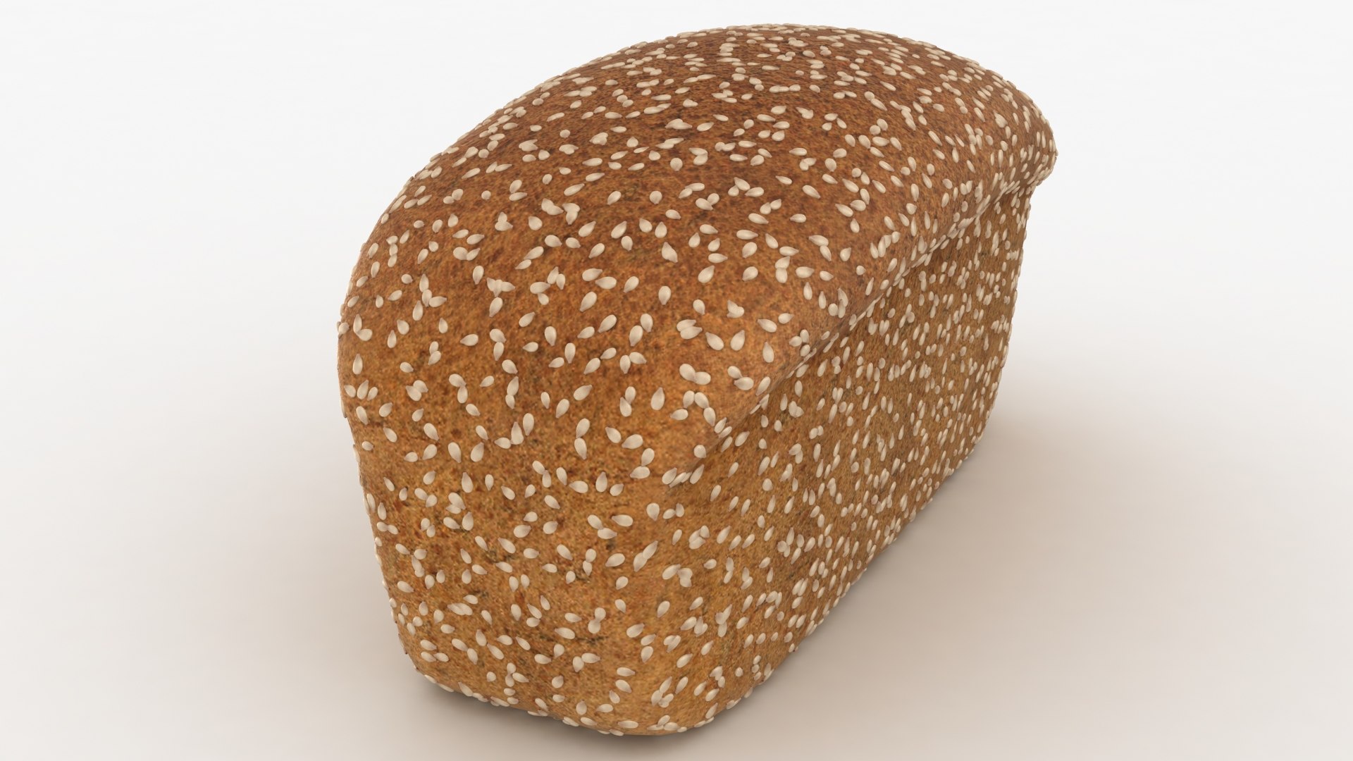 3D Realistic Sesame Bread Model - TurboSquid 1449987