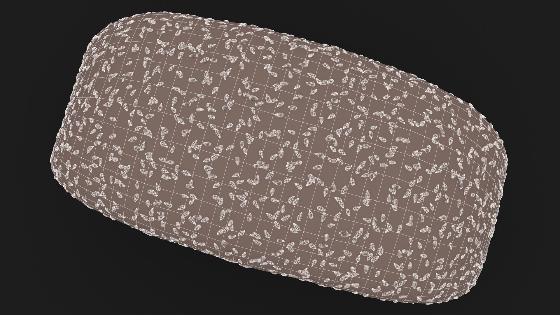 3D Realistic Sesame Bread Model - TurboSquid 1449987