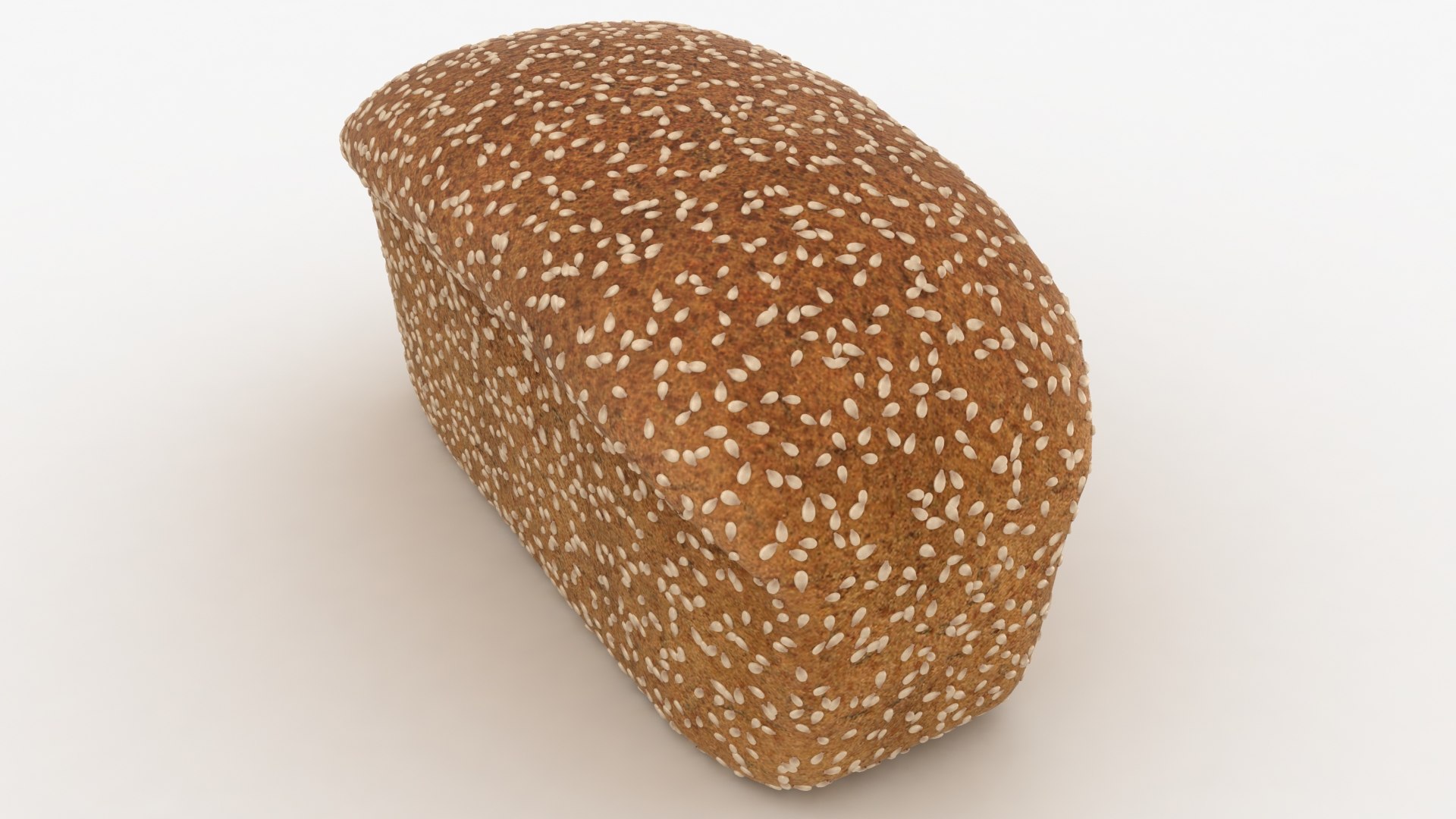 3D Realistic Sesame Bread Model - TurboSquid 1449987
