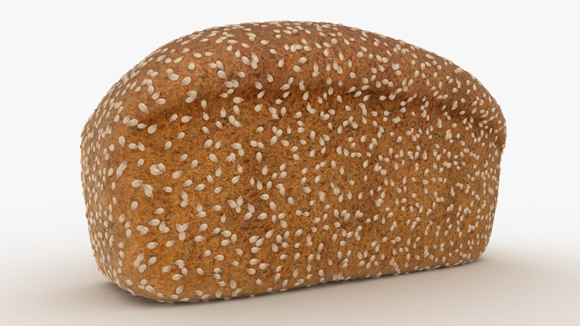 3D Realistic Sesame Bread Model - TurboSquid 1449987