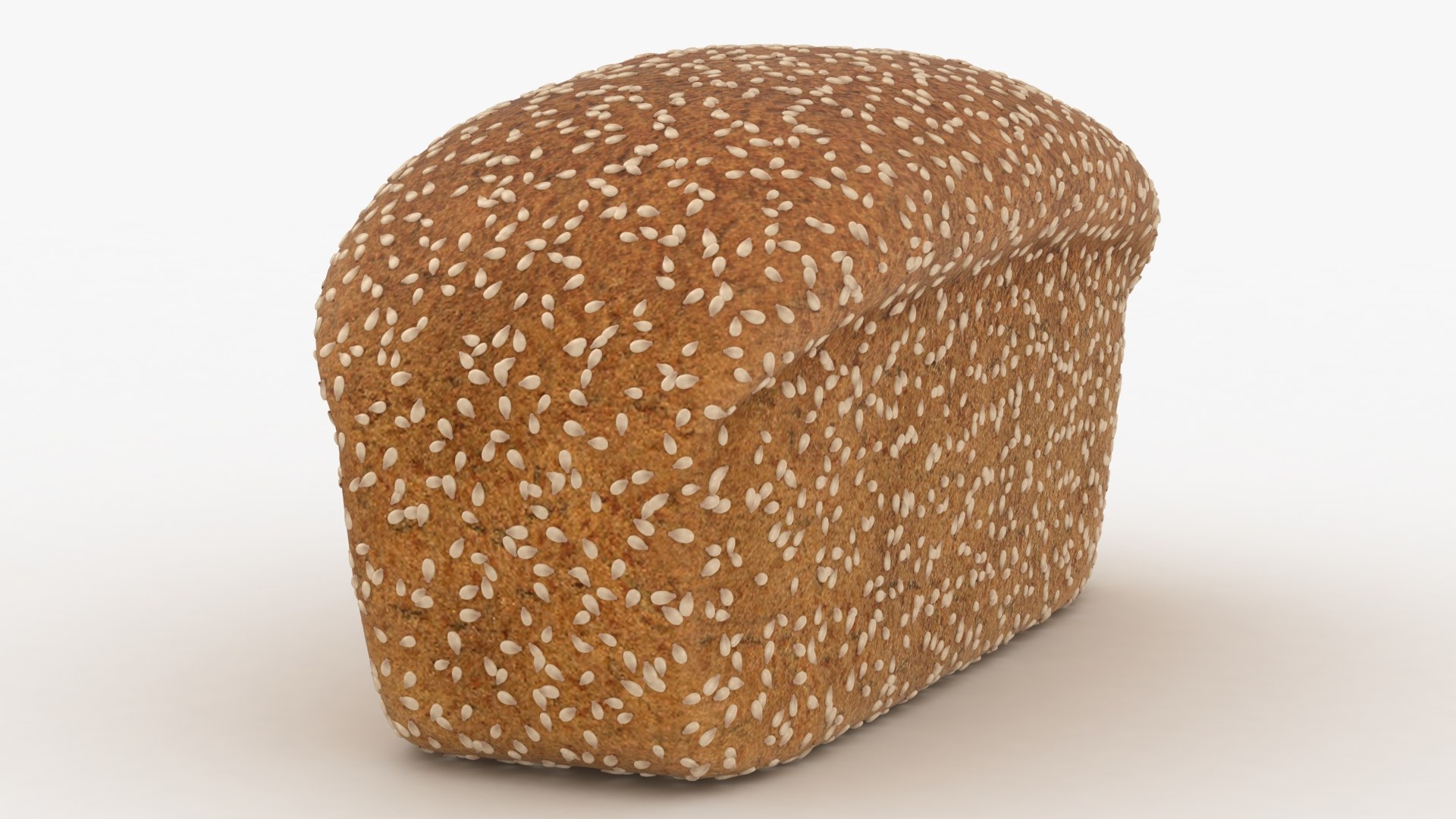 3D Realistic Sesame Bread Model - TurboSquid 1449987