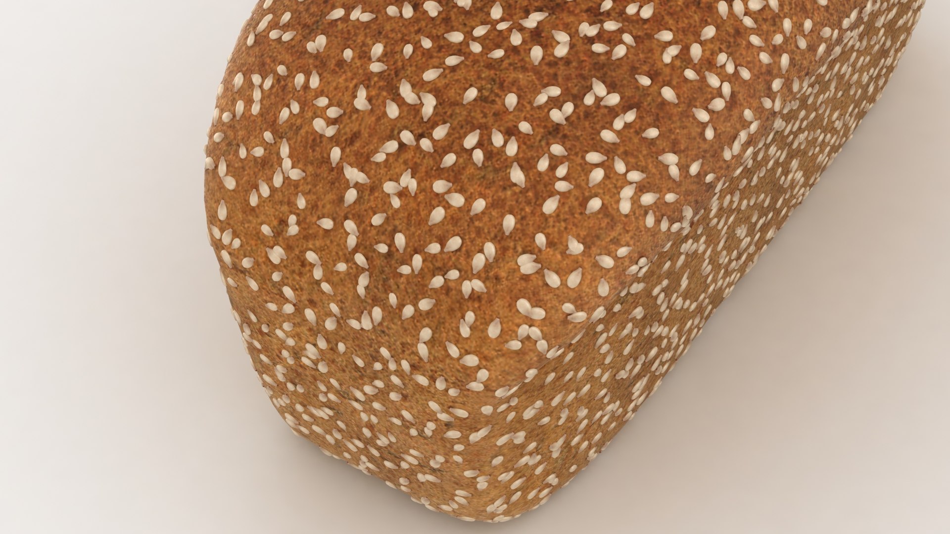 3D Realistic Sesame Bread Model - TurboSquid 1449987
