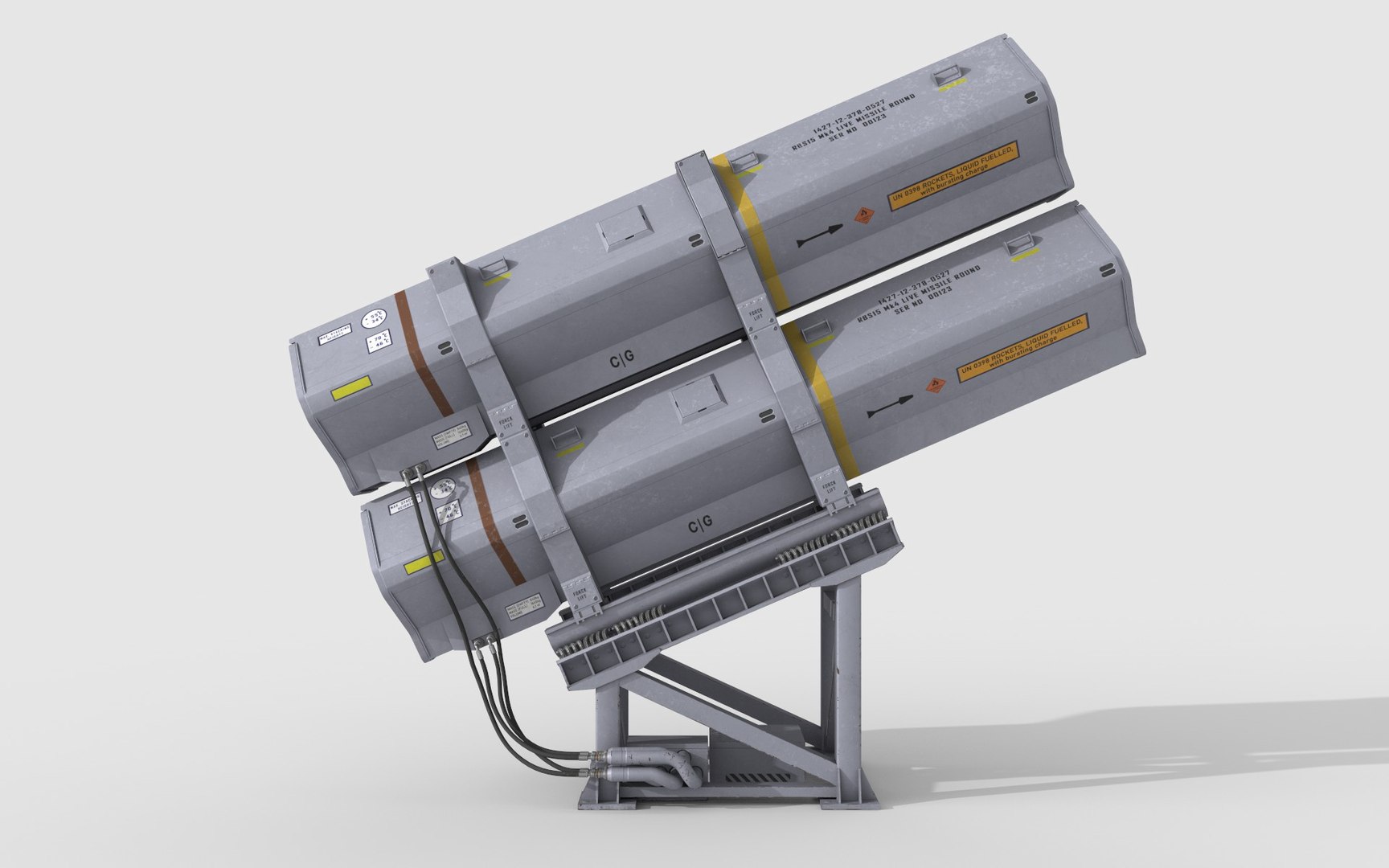 3D RBS15 Mk4 MISSSILES LAUNCHER Model - TurboSquid 2191555