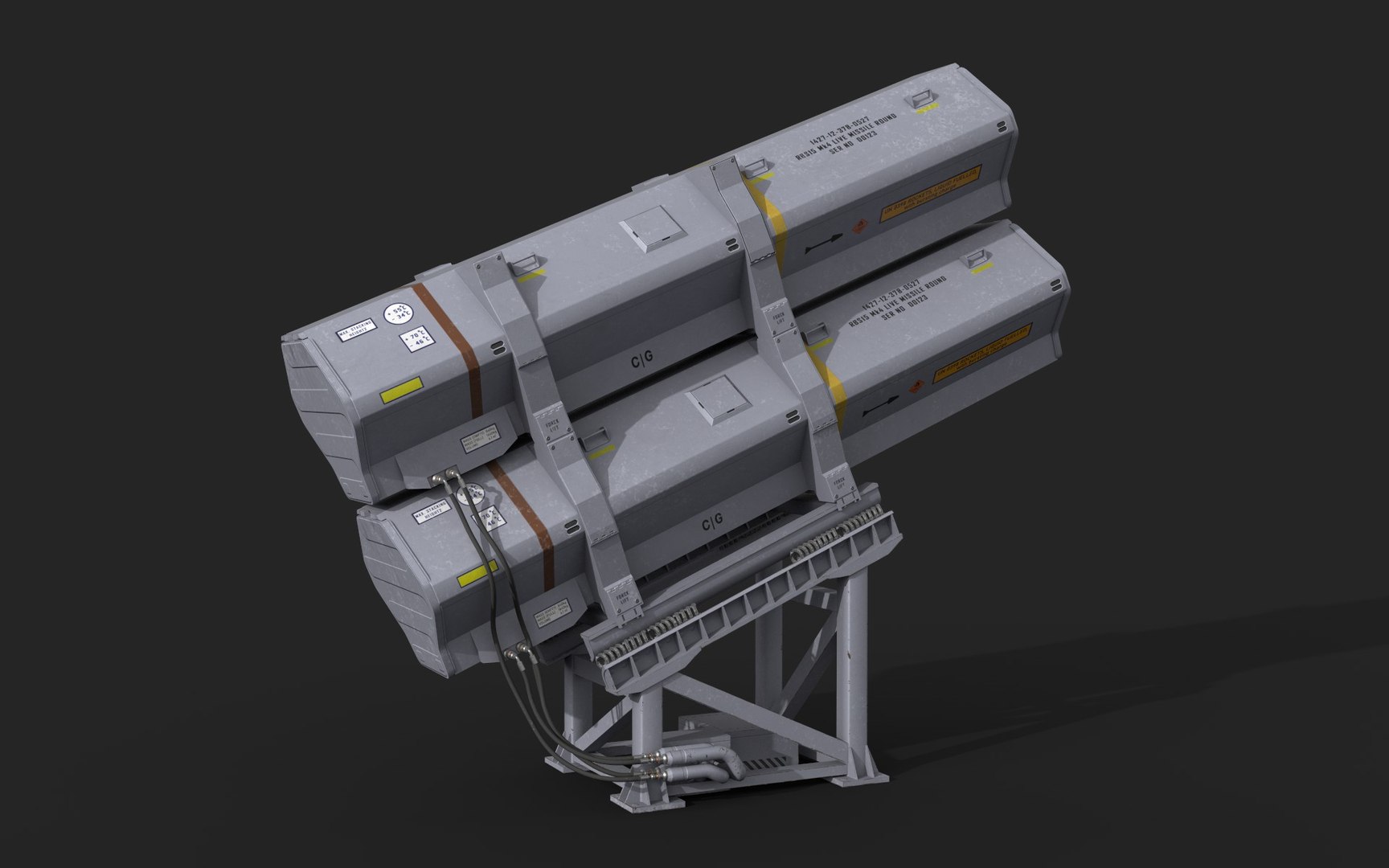 3D RBS15 Mk4 MISSSILES LAUNCHER Model - TurboSquid 2191555