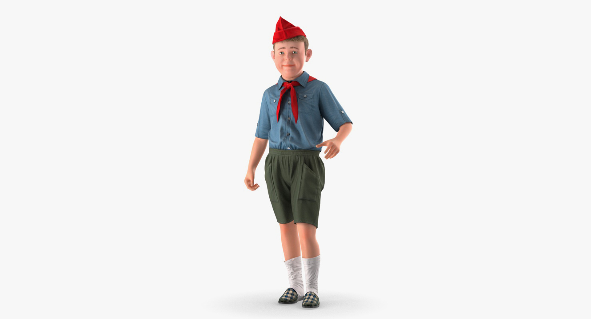 Child Boy Standing Pose 3D Model - TurboSquid 1311910