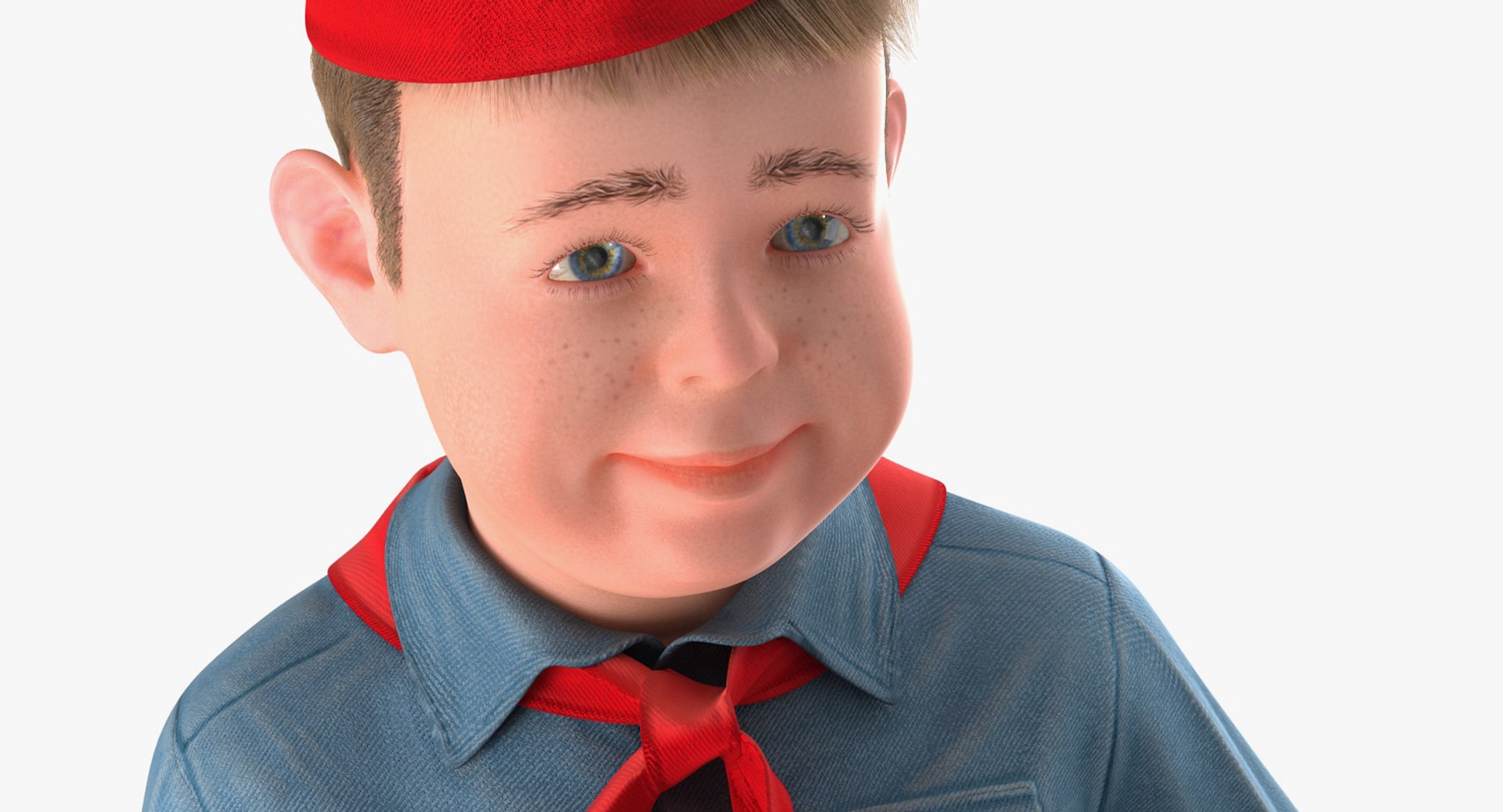 Child Boy Standing Pose 3D Model - TurboSquid 1311910