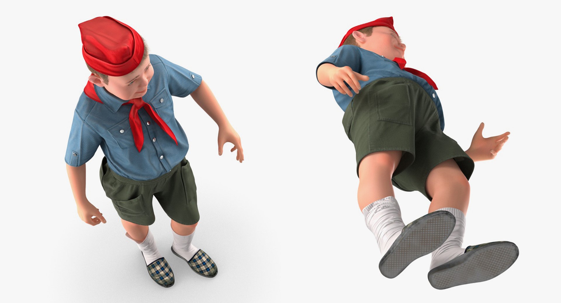 Child Boy Standing Pose 3D Model - TurboSquid 1311910