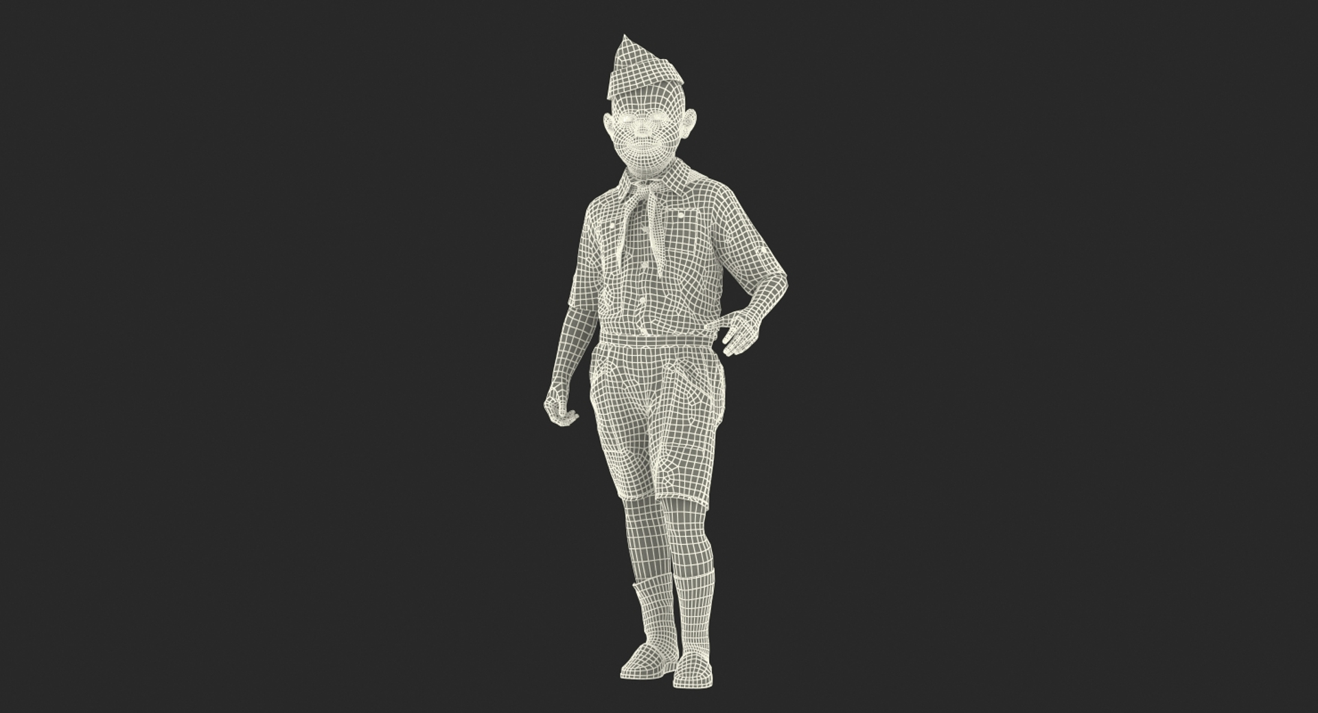 Child Boy Standing Pose 3D Model - TurboSquid 1311910