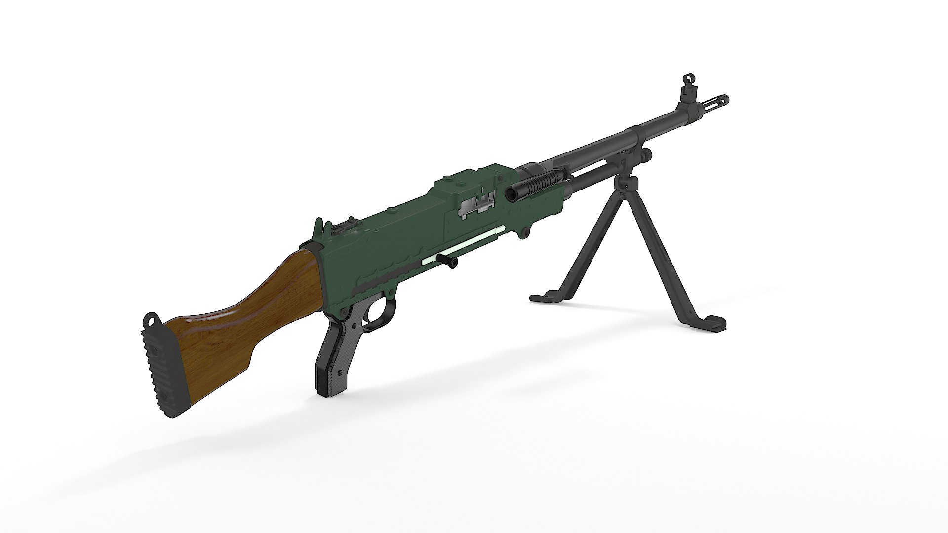 Machine Gun FNMAG Model - TurboSquid 1900018